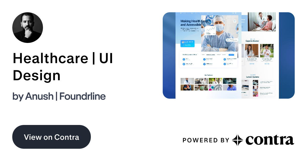 Healthcare | UI Design by Anush | Foundrline