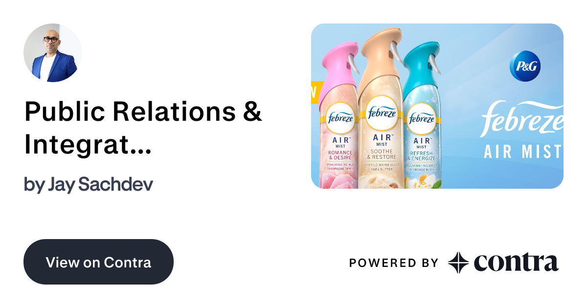 Public Relations & Integrated Marketing by Jay Sachdev