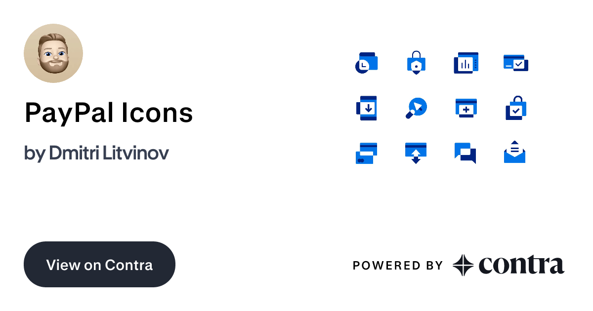 PayPal Icons by Dmitri Litvinov