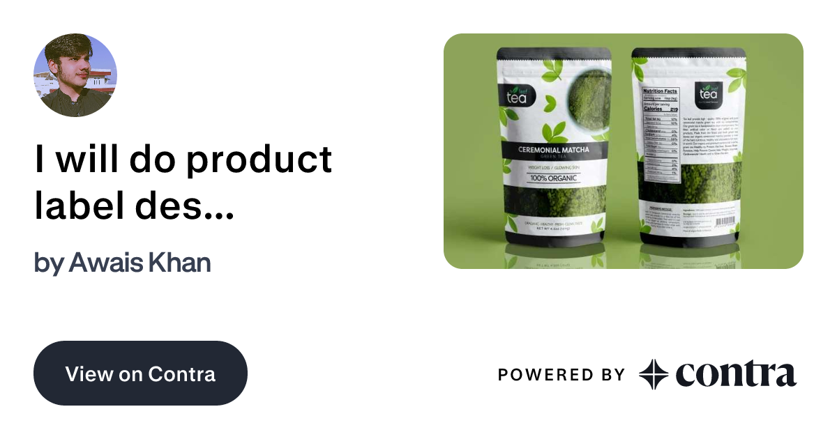 I will do product label design with product label packaging with by ...