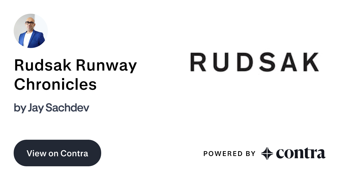 Rudsak Runway Chronicles by Jay Sachdev
