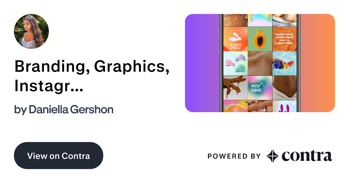 Branding, Graphics, Instagram: Hidden Innuendo by Daniella Gershon