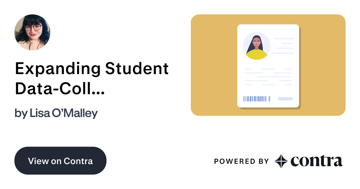 Expanding Student Data-Collection Efforts by Lisa O’Malley