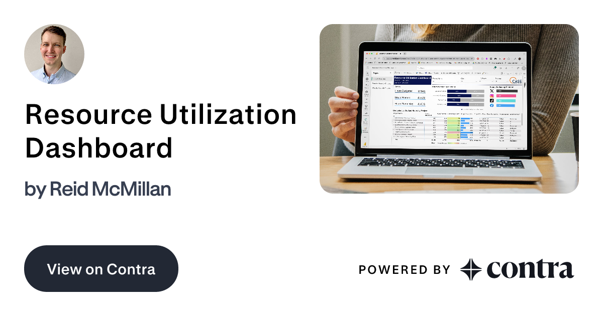 Resource Utilization Dashboard By Reid Mcmillan