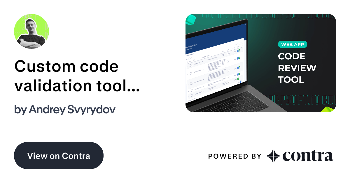 Custom Code Validation Tool Development For Asian Market By Andrey Svyrydov