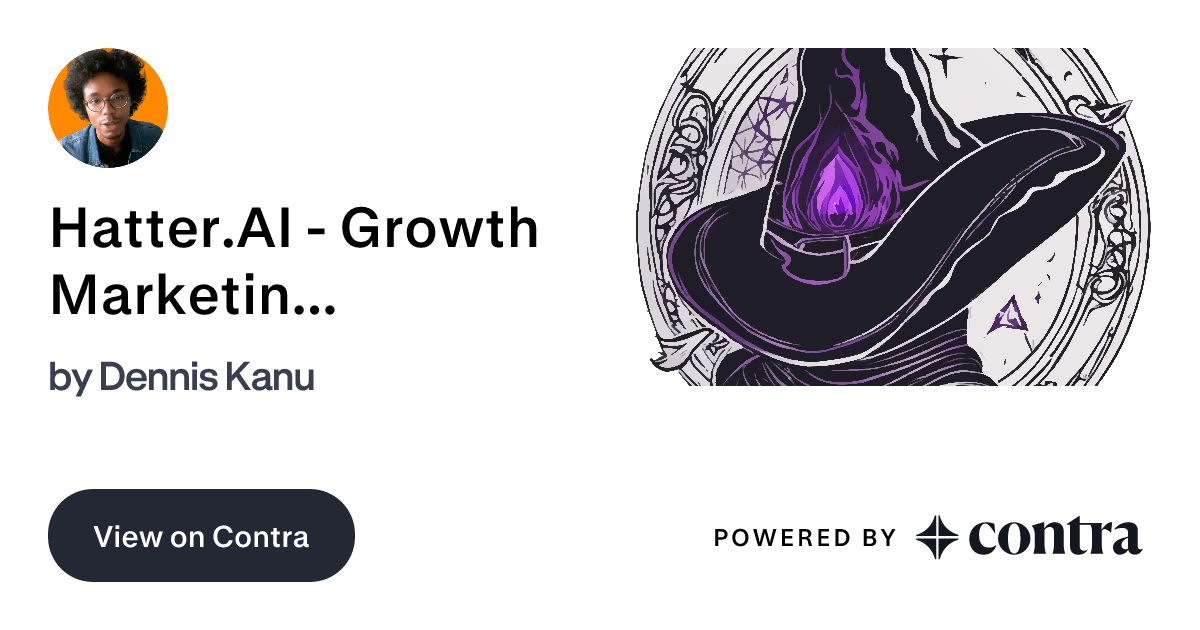 Hatter.AI - Growth Marketing AI Companion by Dennis Kanu