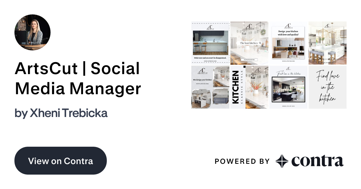 ArtsCut | Social Media Manager by Xheni Trebicka