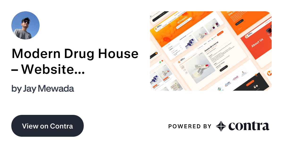 Modern Drug House – Website by Jay Mewada by Jay Mewada