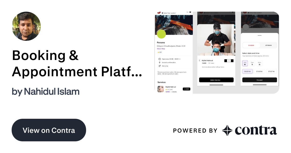 Booking & Appointment Platform (Laravel & Vue.js) by Nahidul Islam