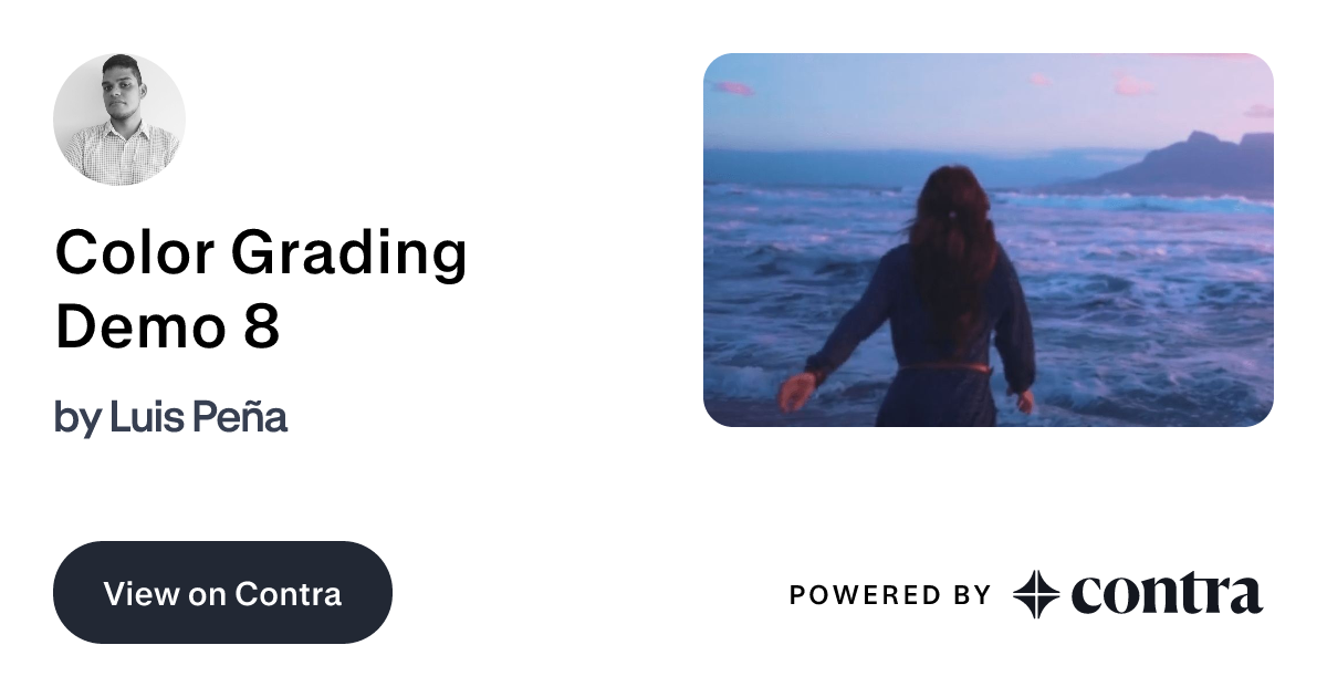 Color Grading Demo 8 by Luis Peña