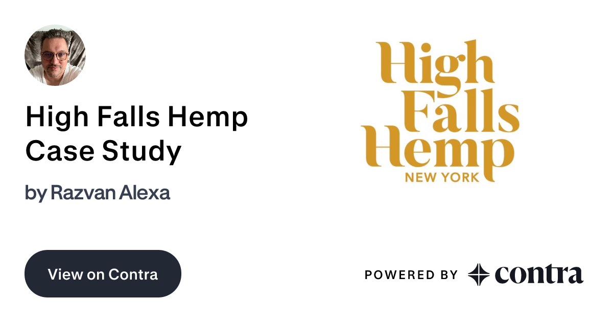 High Falls Hemp Case Study by Razvan Alexa