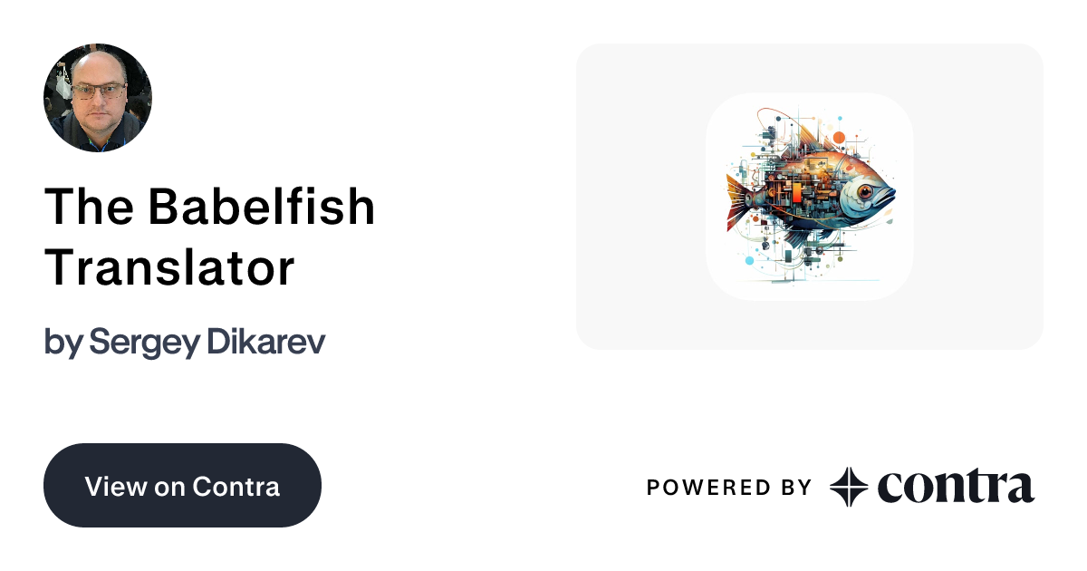 The Babelfish Translator by Sergey Dikarev