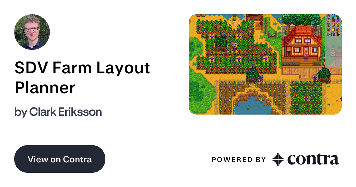 SDV Farm Layout Planner by Clark Eriksson