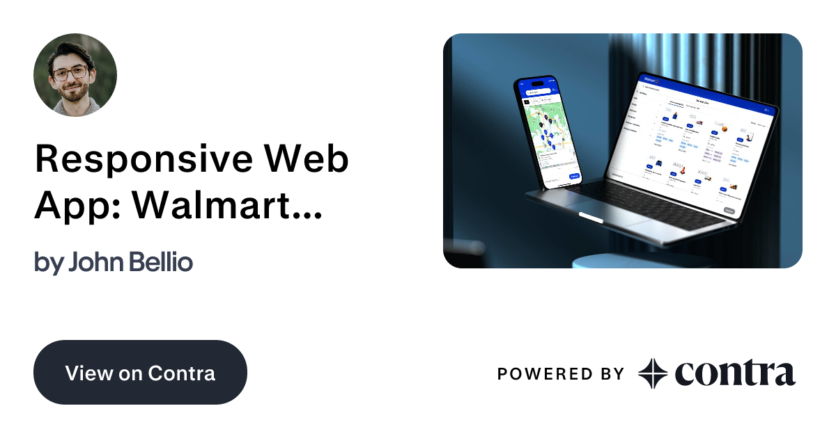 Responsive Web App: Walmart's Hiring Platform by John Bellio