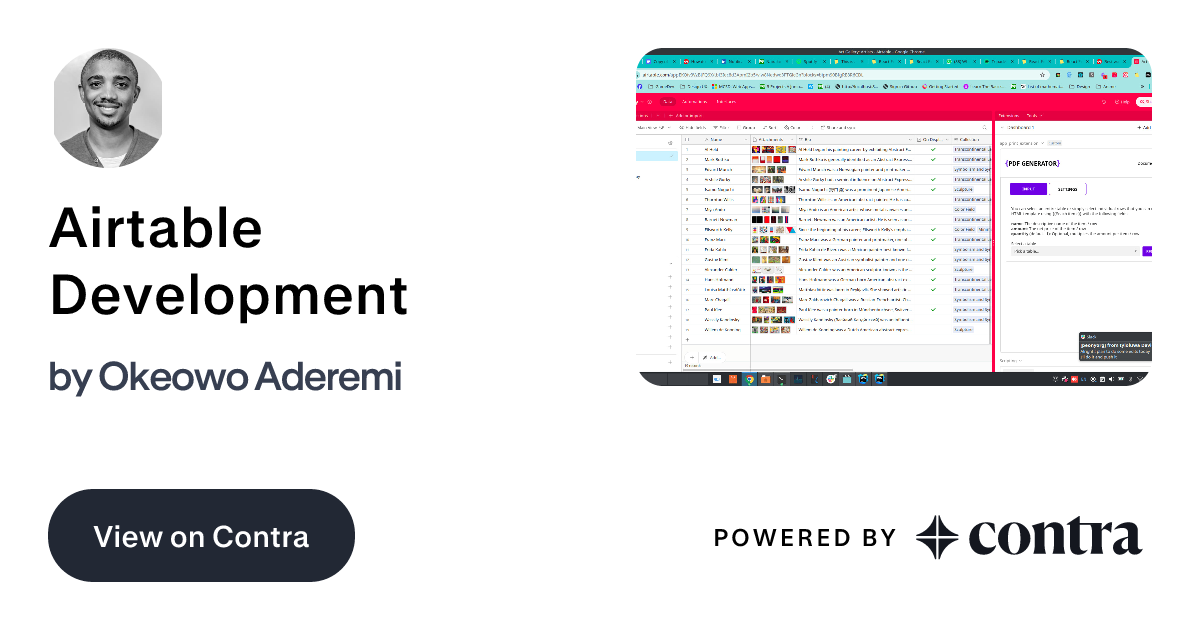 Airtable Development by Okeowo Aderemi