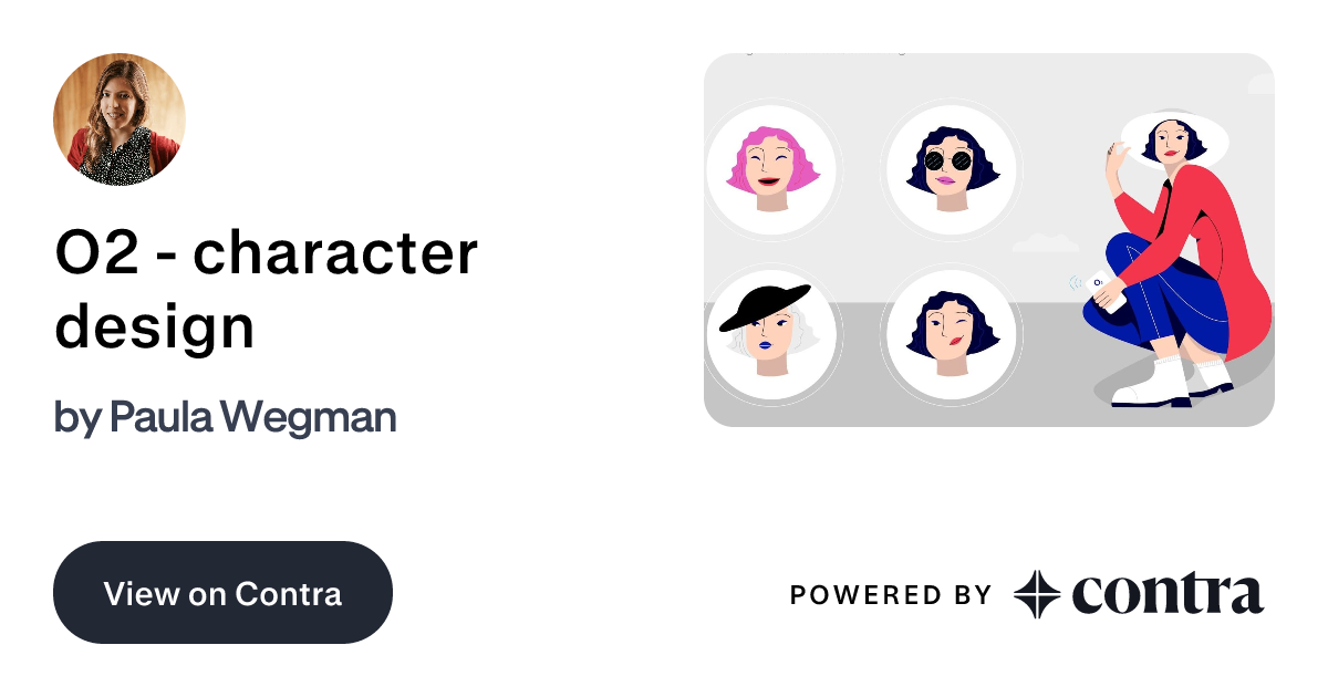 O2 - character design by Paula Wegman