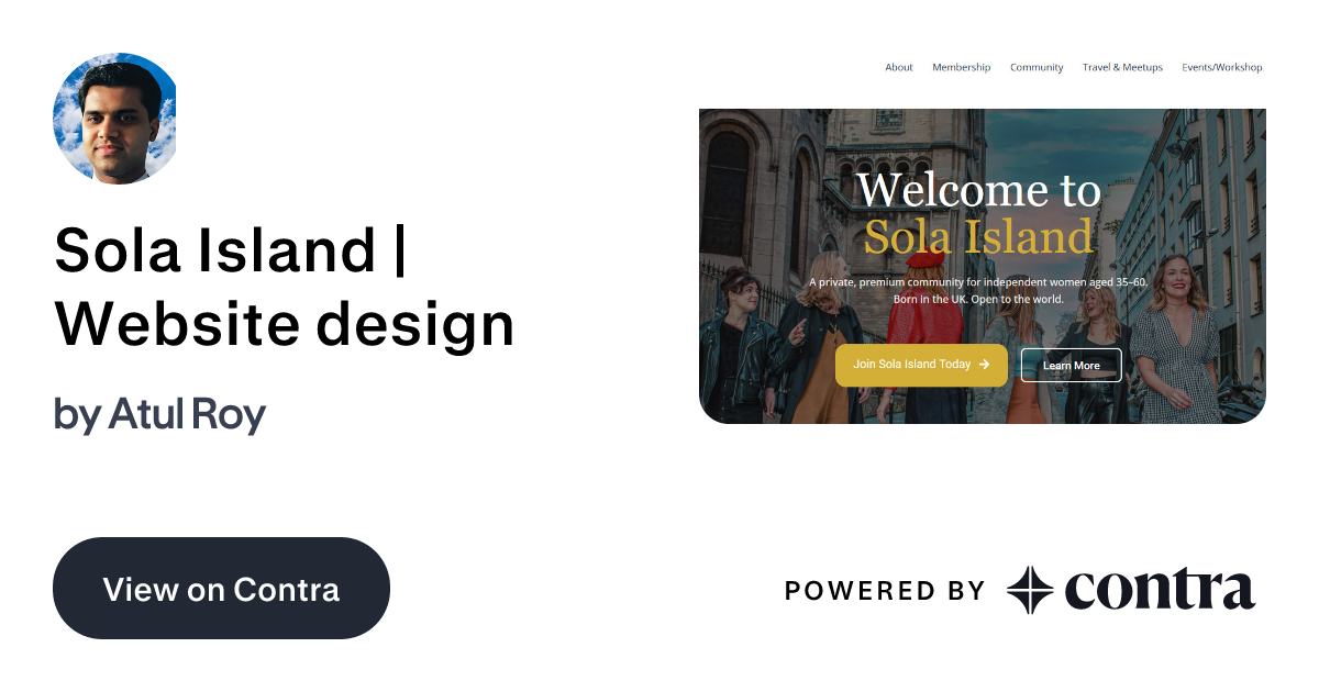 Blaque Wall Street Title | Website design by Atul Roy