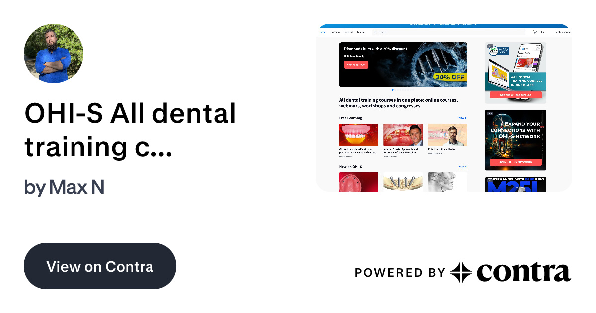 OHI-S All dental training courses in one place by Max N
