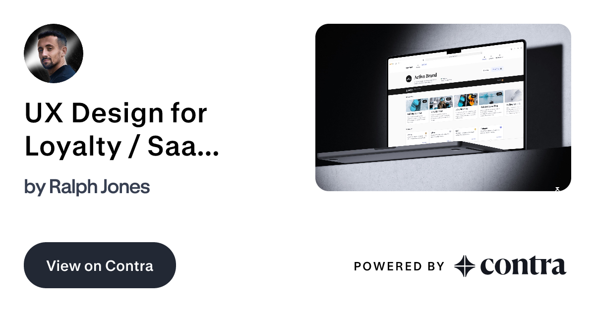 UX Design for Loyalty / SaaS Web App | Figma | Superloyal.com by Ralph Jones