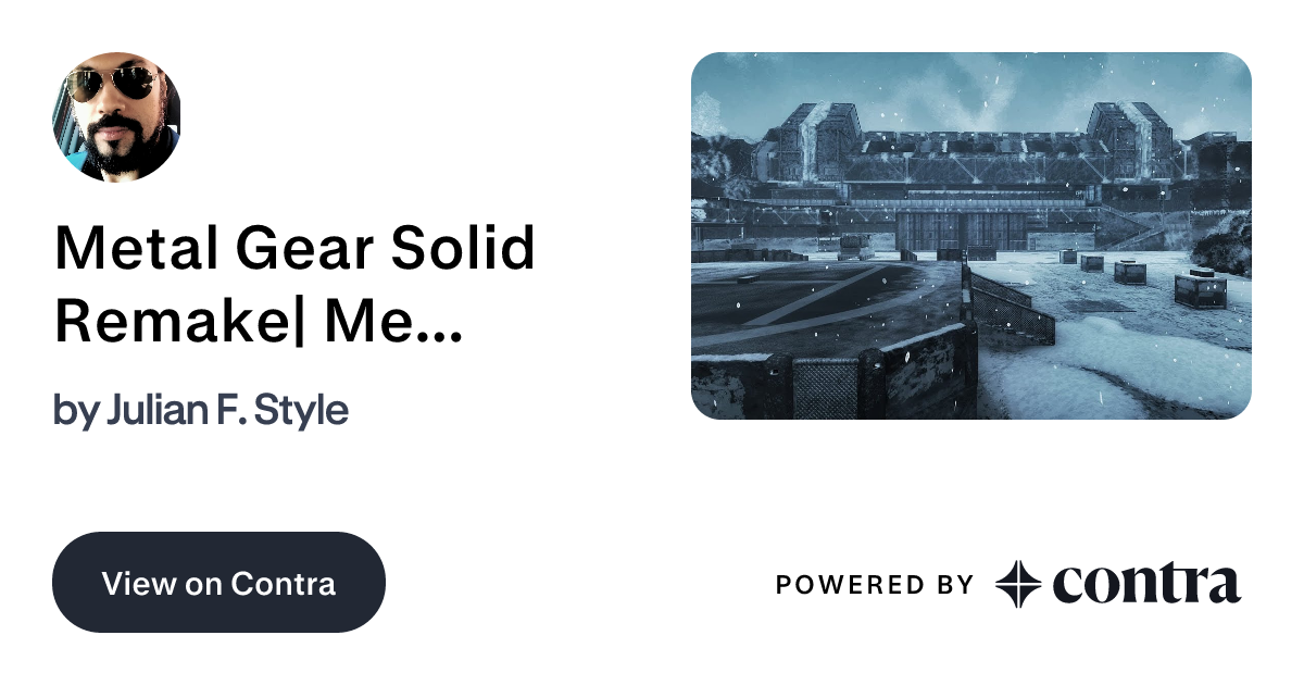 Metal Gear Solid Remake| Metal Gear Saga (Metal Cover) by Julian F. Style