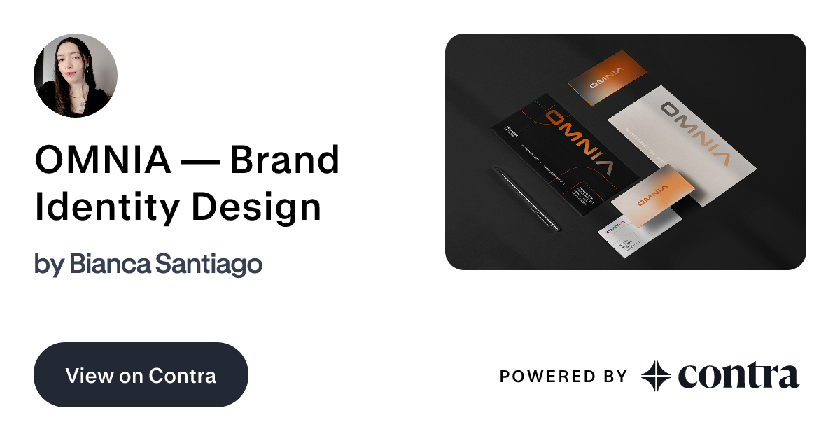 OMNIA — Brand Identity Design by Bianca Santiago