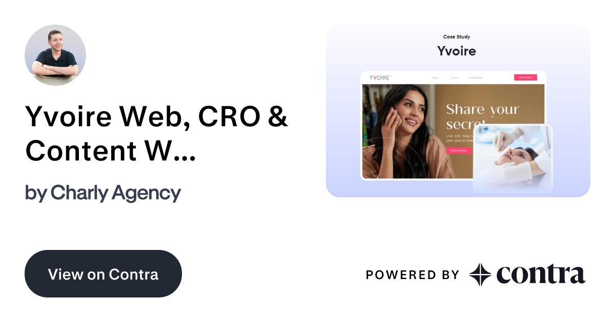 Yvoire Web, CRO & Content Writing by Charly Agency