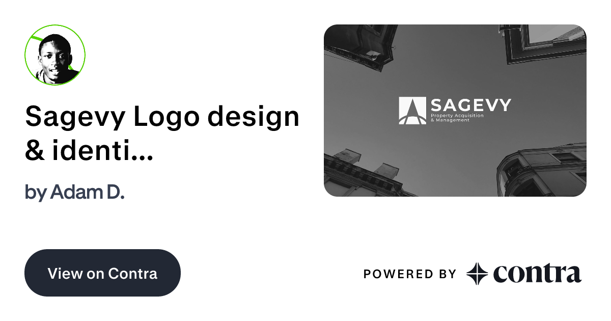 Sagevy Logo design & identity Design :: Behance by Adam Aminu