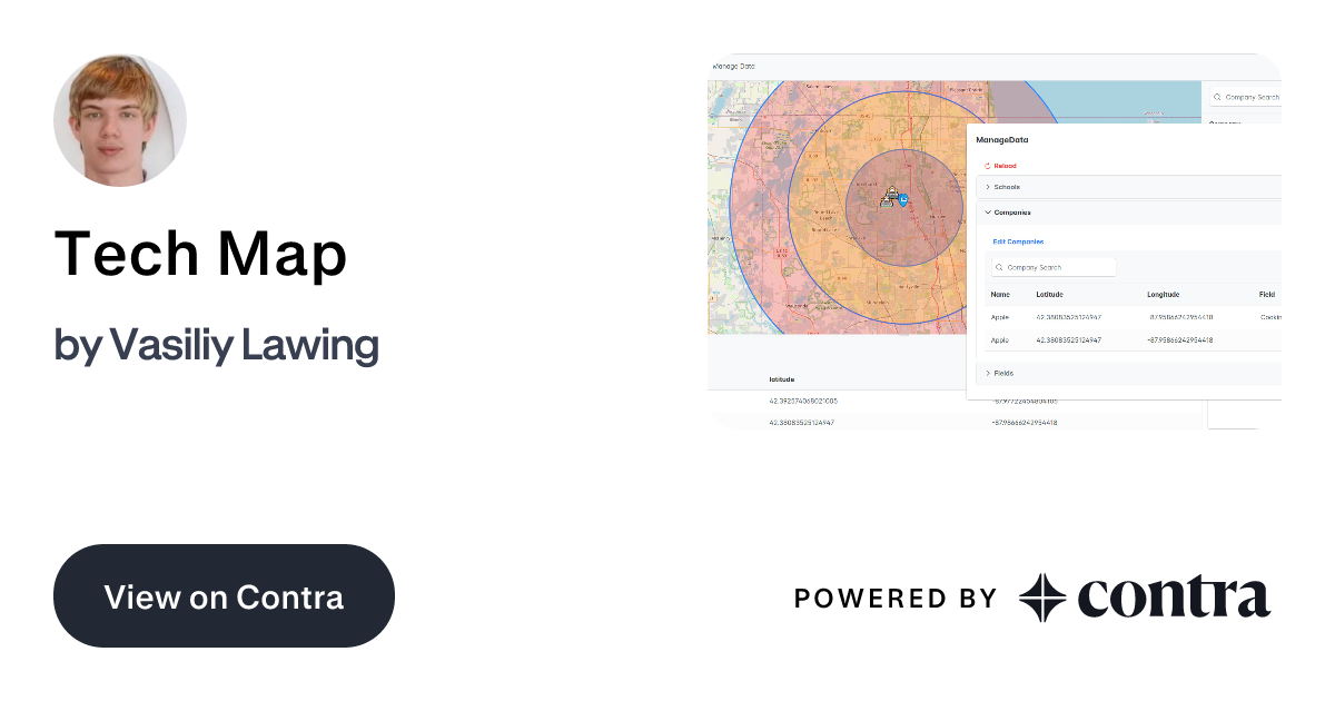 Tech Map by Vasiliy Lawing