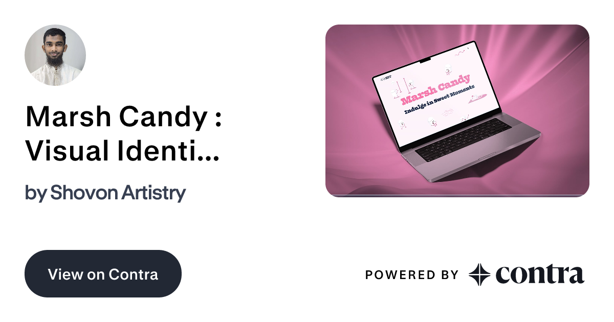 Marsh Candy : Visual Identity and Ui Design by Shovon Artistry