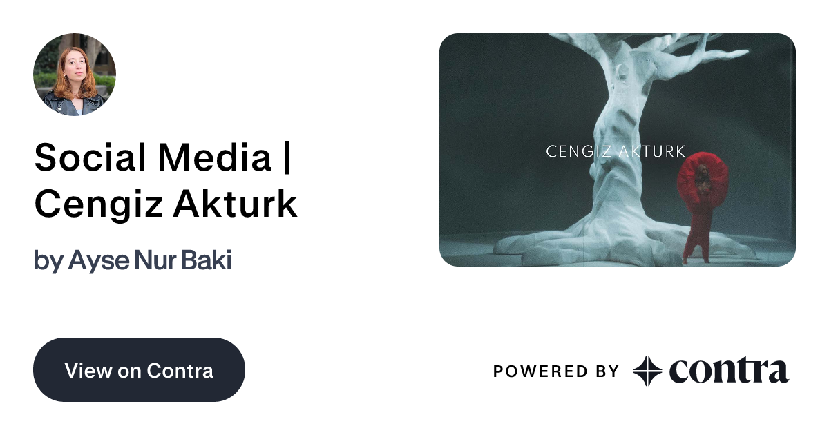 Social Media | Cengiz Akturk by Ayse Nur Baki