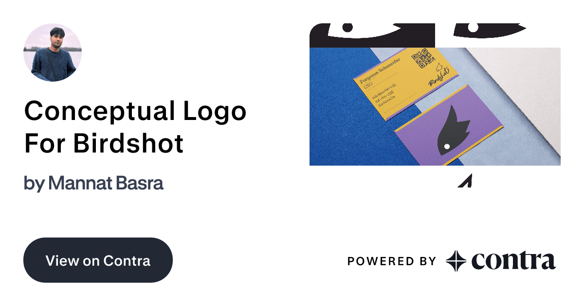 Conceptual Logo For Birdshot by Mannat Basra