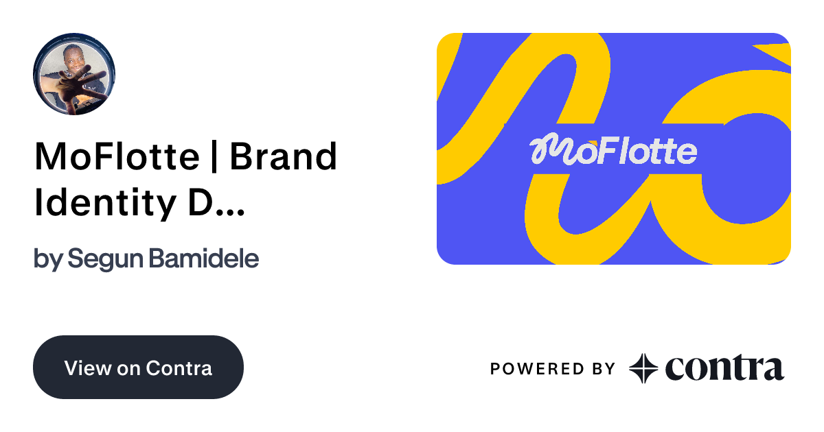 MoFlotte | Brand Identity Design :: Behance by Segun Bamidele
