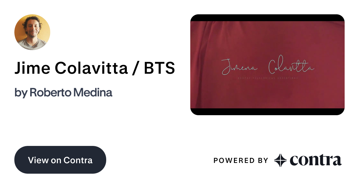 Jime Colavitta / BTS by Roberto Medina