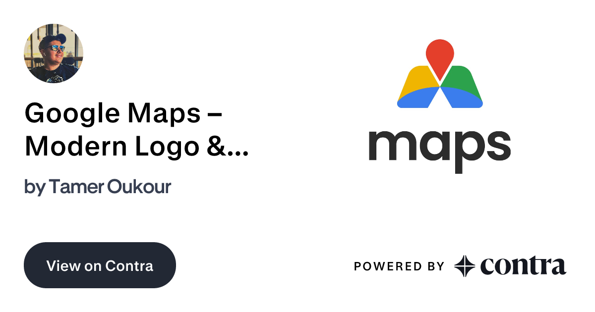 Google Maps – Modern Logo & Visual Identity Refresh by Tamer Oukour