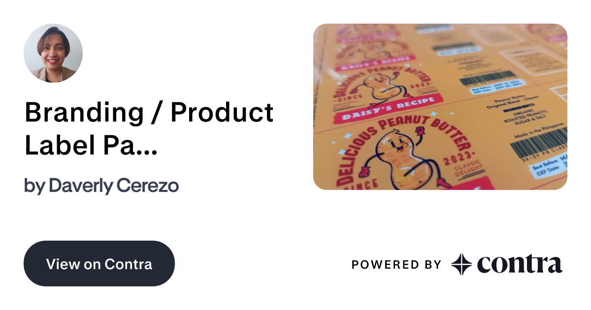 Branding / Product Label Package Design for: DAISY'S RECIPE by Daverly ...