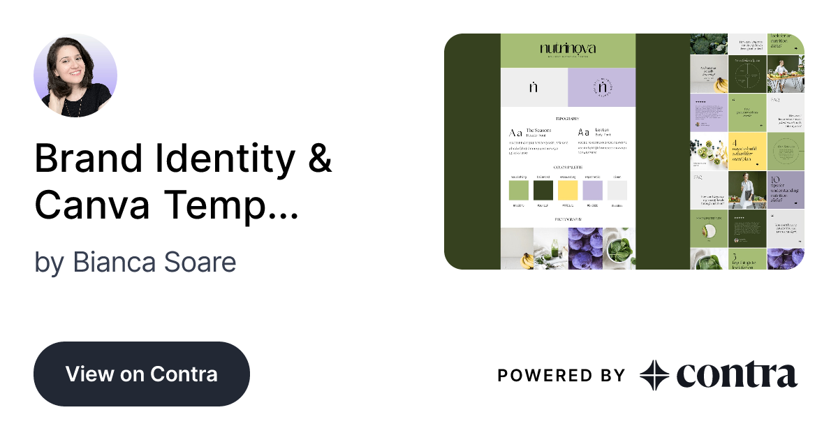 Brand Identity & Canva Templates for a Holistic Nutrition Center by ... Brand Identity & Canva Templates for a Holistic Nutrition Center by ...
