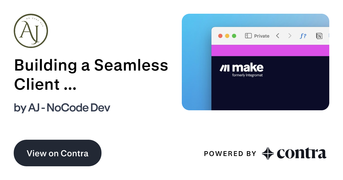 Building A Seamless Client Journey With Automated Workflows By Aj