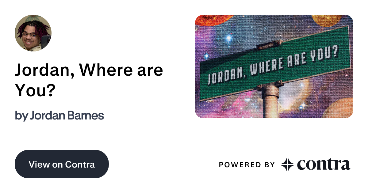 Jordan, Where are You? by Jordan Barnes
