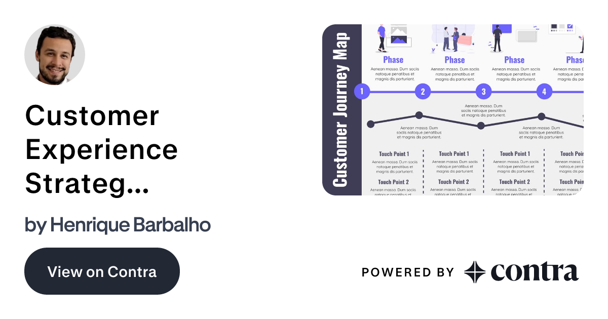 Customer Experience Strategic Roadmap by Henrique Barbalho