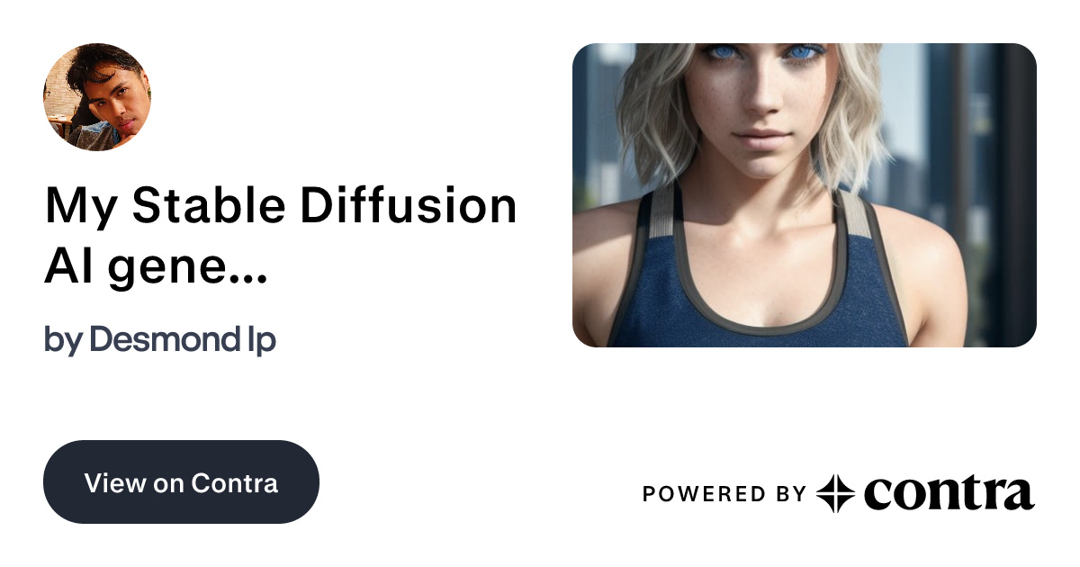 My Stable Diffusion AI generation project by Desmond Ip