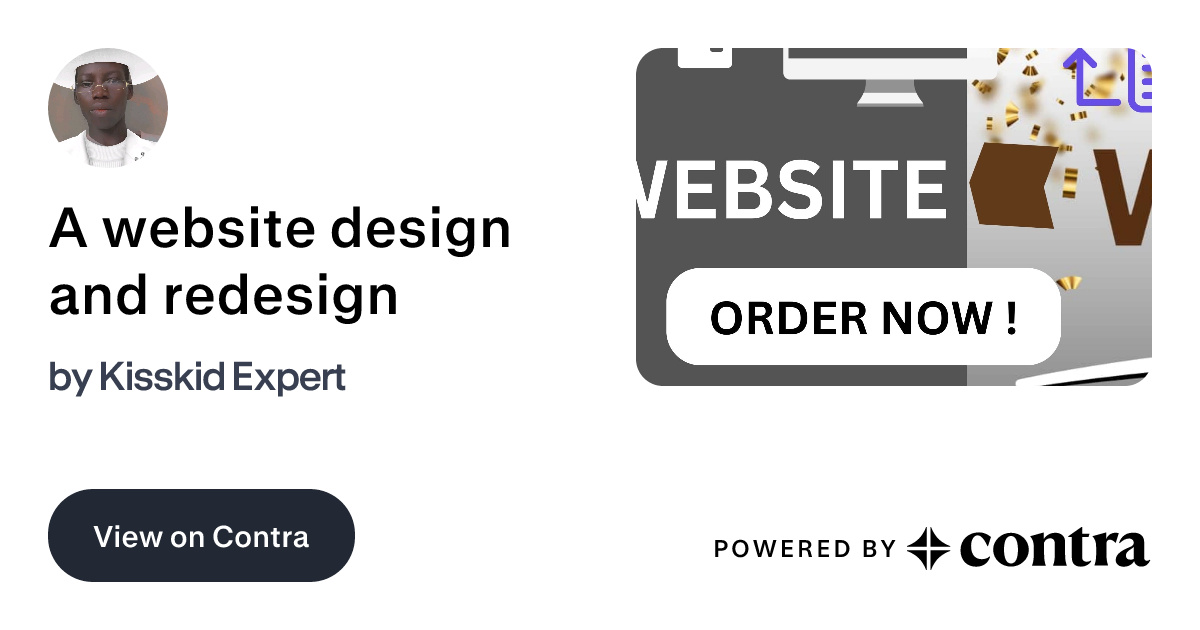A website design and redesign by Kisskid Expert