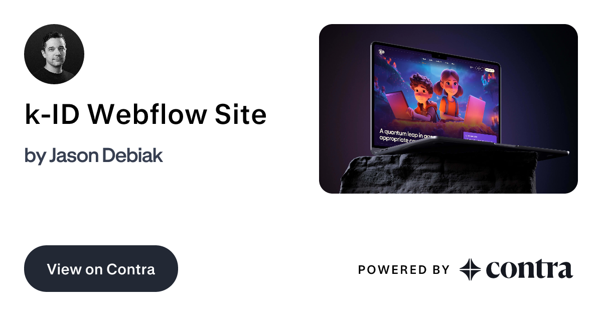k-ID Webflow Site by Jason Debiak