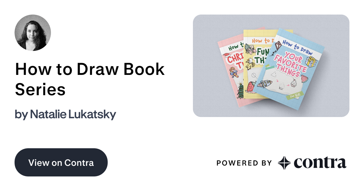 How to Draw Book Series by Natalie Lukatsky