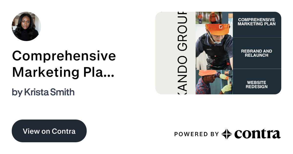 Comprehensive Marketing Plan, New Branding+Website by Krista Smith