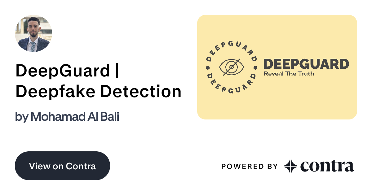 DeepGuard | Deepfake Detection by Mohamad Al Bali