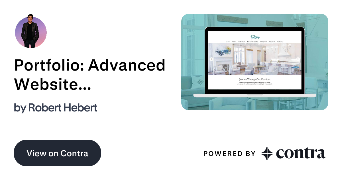 Portfolio: Advanced Website in Wix Studio with Velo Development by Robert Hebert