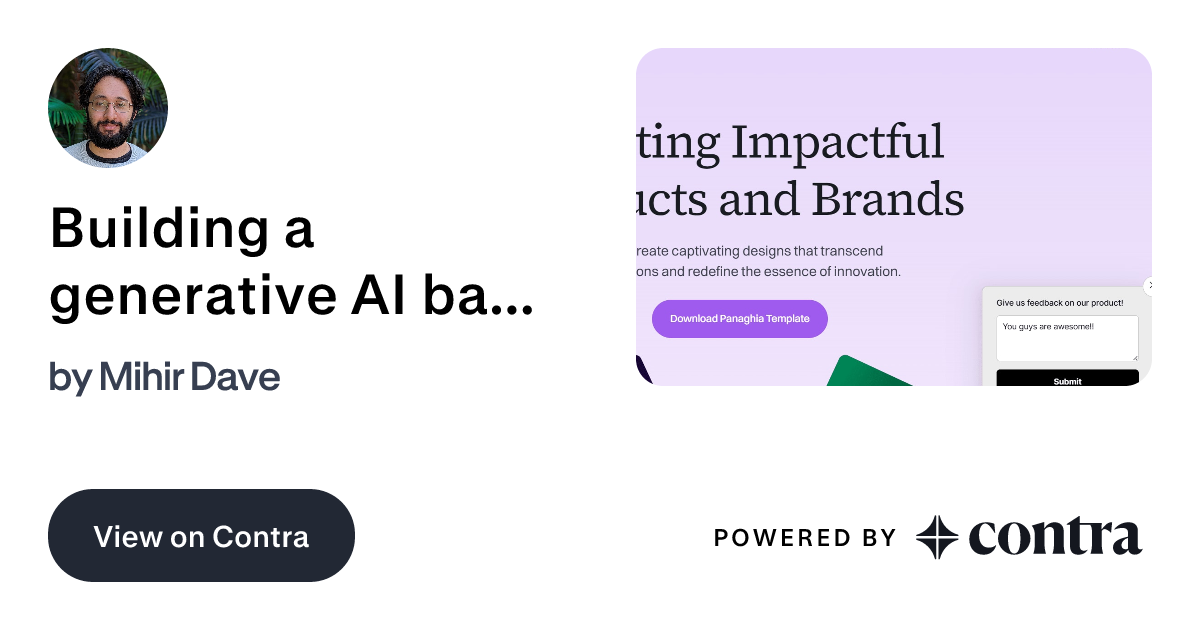 Building a generative AI backend for analyzing customer feedback by ...