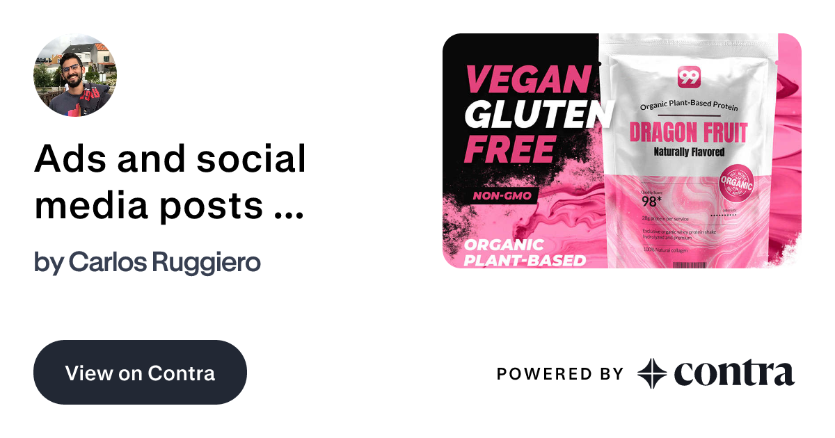 Ads and social media posts :: Behance by Carlos Ruggiero