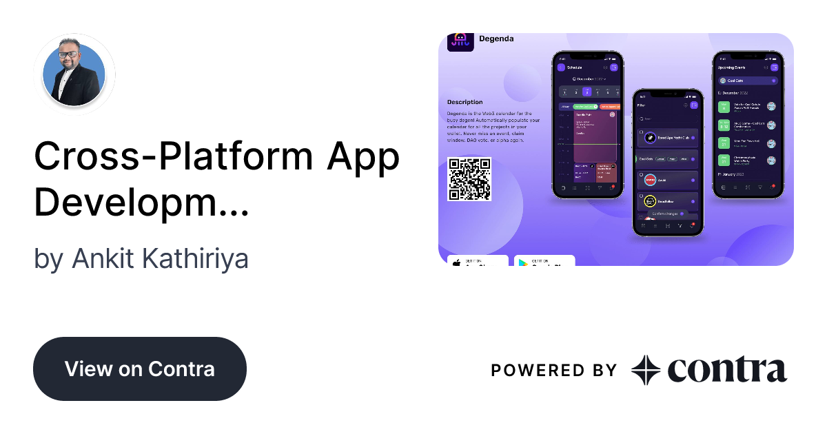 Cross Platform App Development Flutter React Native By Ankit Kathiriya