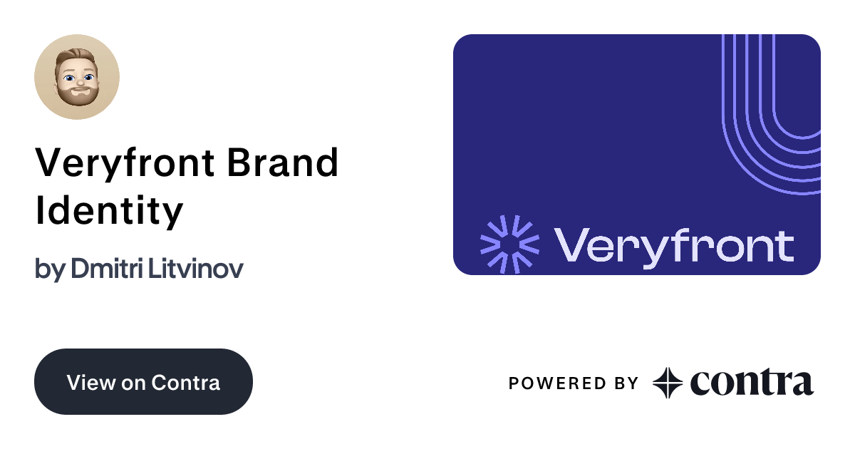 Veryfront Brand Identity by Dmitri Litvinov